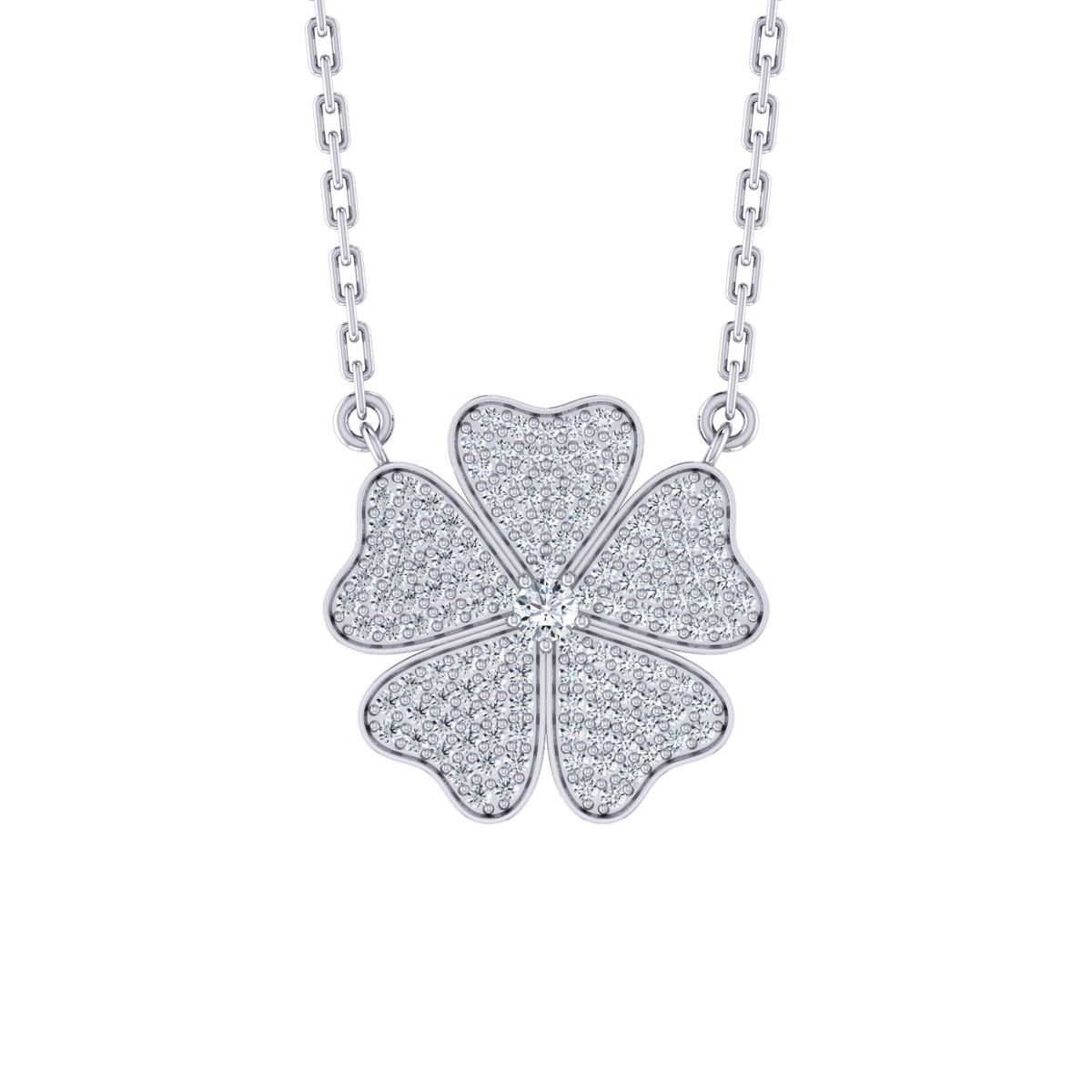 Petal Spark Diamond Pendant – 3Soul